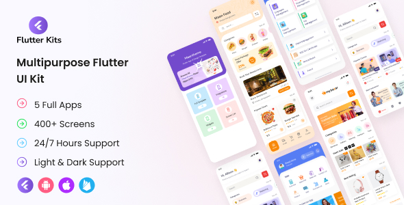 Flutter Kits Developer Ui Kit Sharewordpress Net