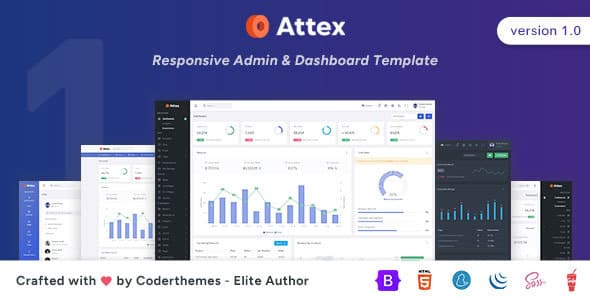 Attex Admin Dashboard Template Sharewordpress Net